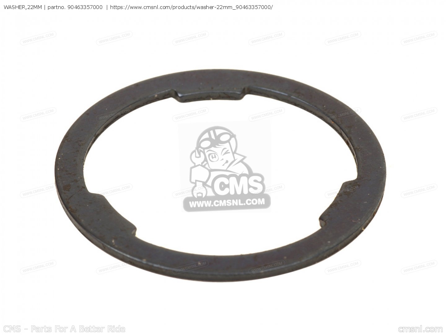 90463357000: Washer,22mm Honda - buy the 90463-357-000 at CMSNL