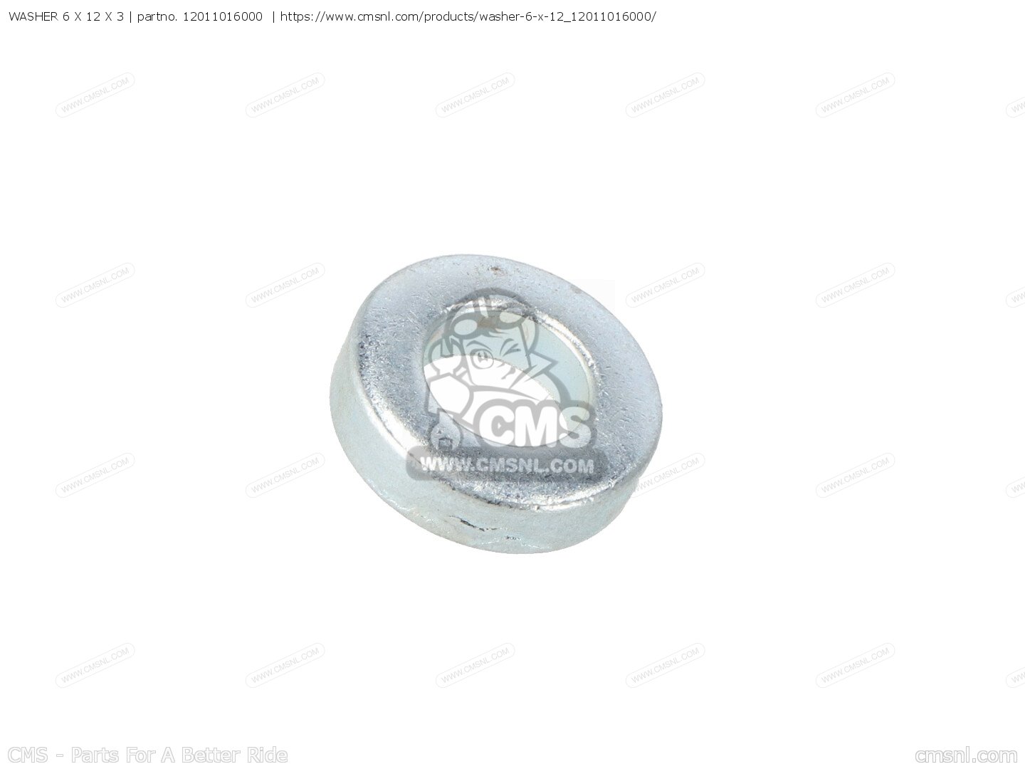 12011016000: WASHER 6 X 12 X 3 KTM - buy the 12011016000 at CMSNL