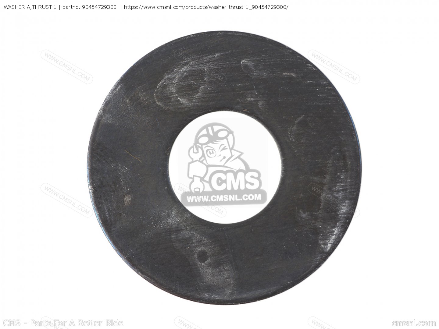 90454729300: WASHER A,THRUST 1 Honda - buy the 90454-729-300 at CMSNL