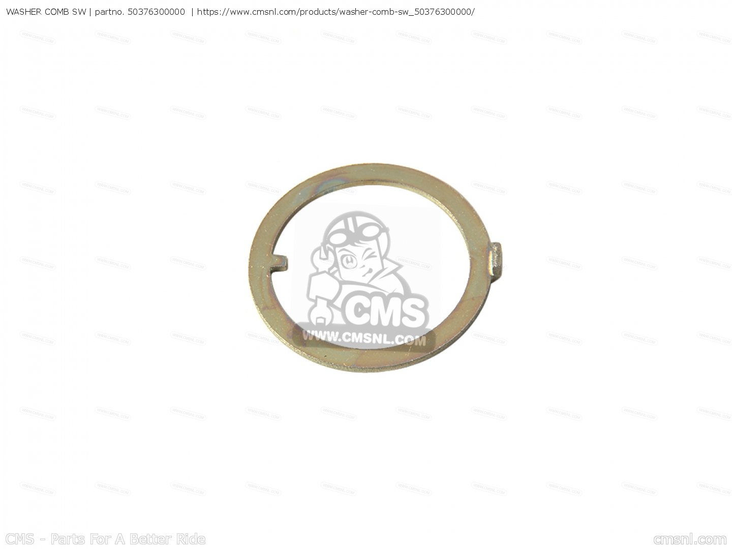 WASHER COMB SW for CB750K4 FOUR 1974 USA - order at CMSNL