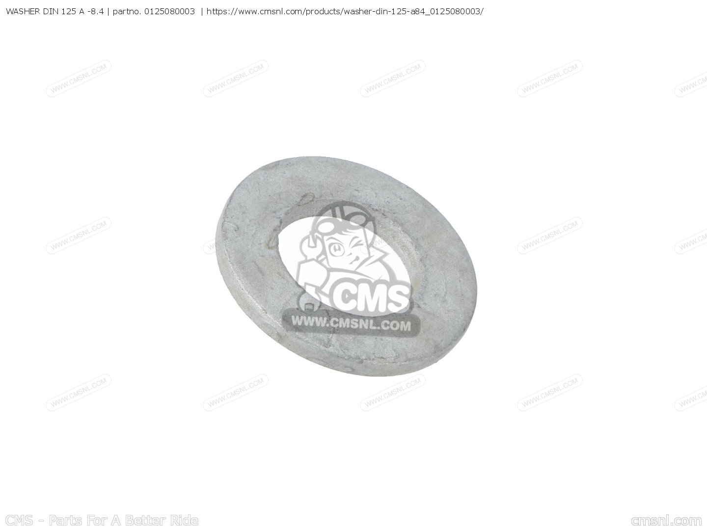 0125080003: WASHER DIN 125 A -8.4 KTM - buy the 0125080003 at CMSNL