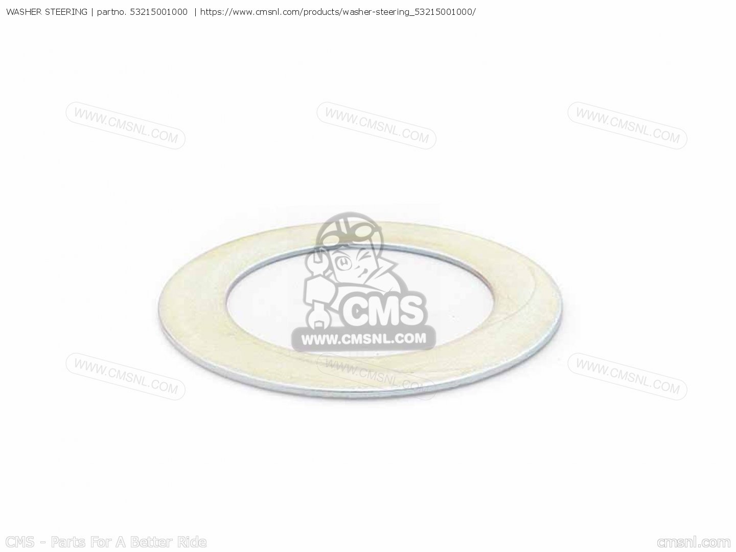 53215001000: WASHER, DUSTSEAL Honda - buy the 53215-001-000 at CMSNL