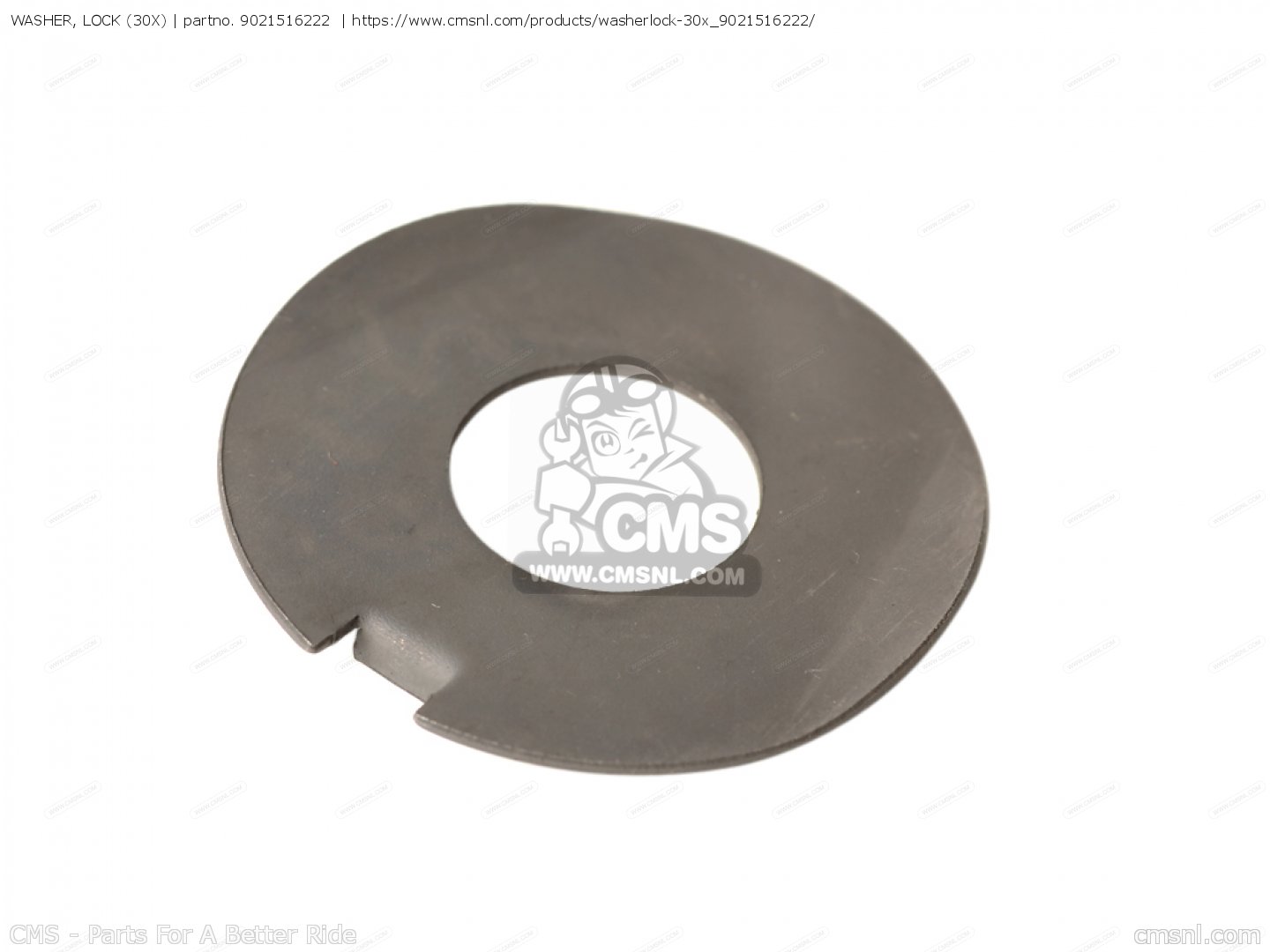 9021516222: WASHER, LOCK (30X) Yamaha - buy the 90215-16222-00 at CMSNL