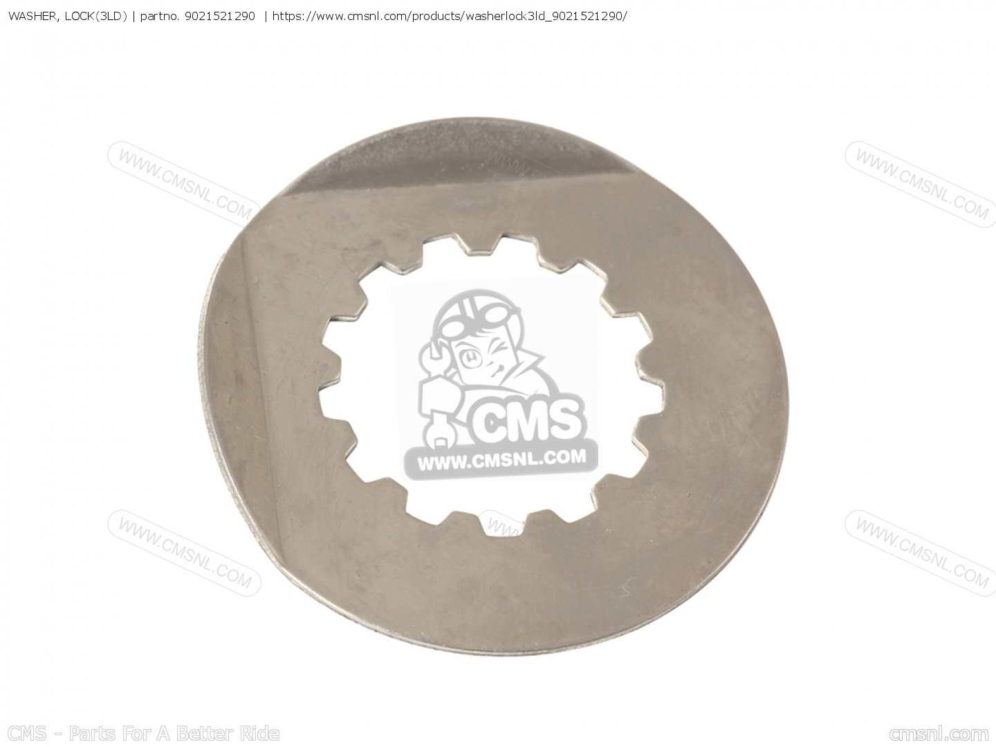 9021521290: WASHER, LOCK(3LD) Yamaha - buy the 90215-21290-00 at CMSNL