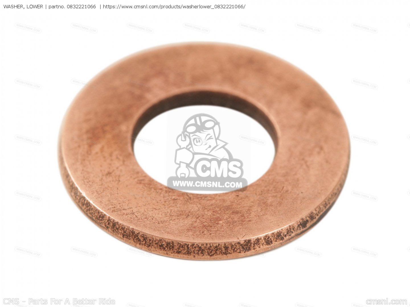 0832221066: WASHER, LOWER Suzuki - buy the 08322-21066 at CMSNL
