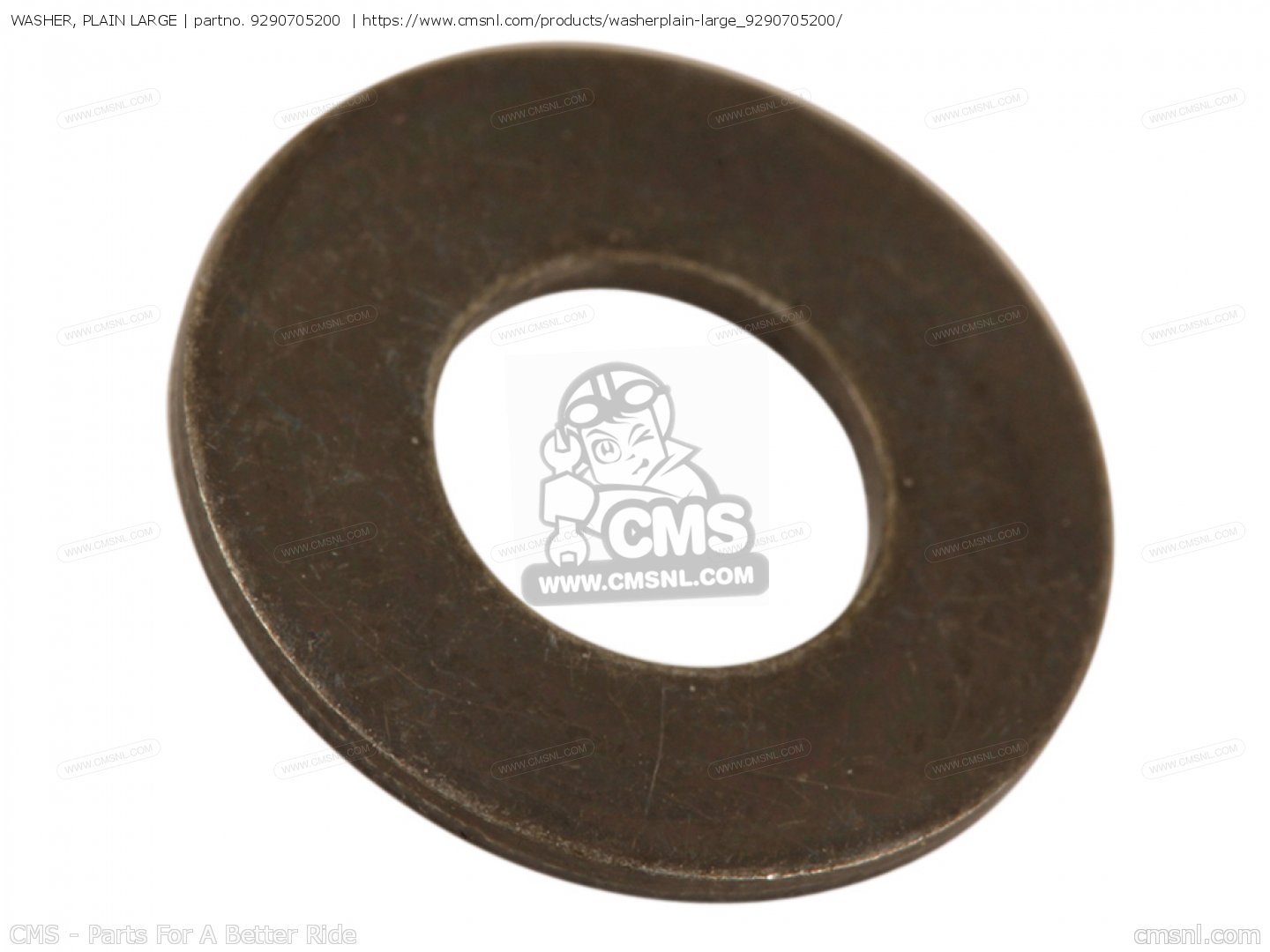 WASHER, PLAIN LARGE for Yamaha - order at CMSNL