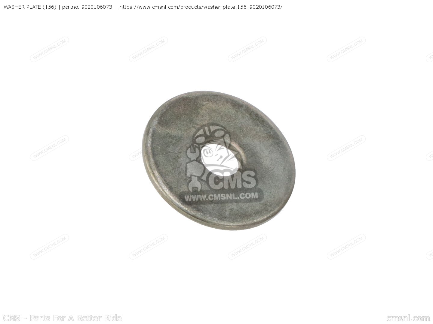 WASHER PLATE (156) for Yamaha - order at CMSNL