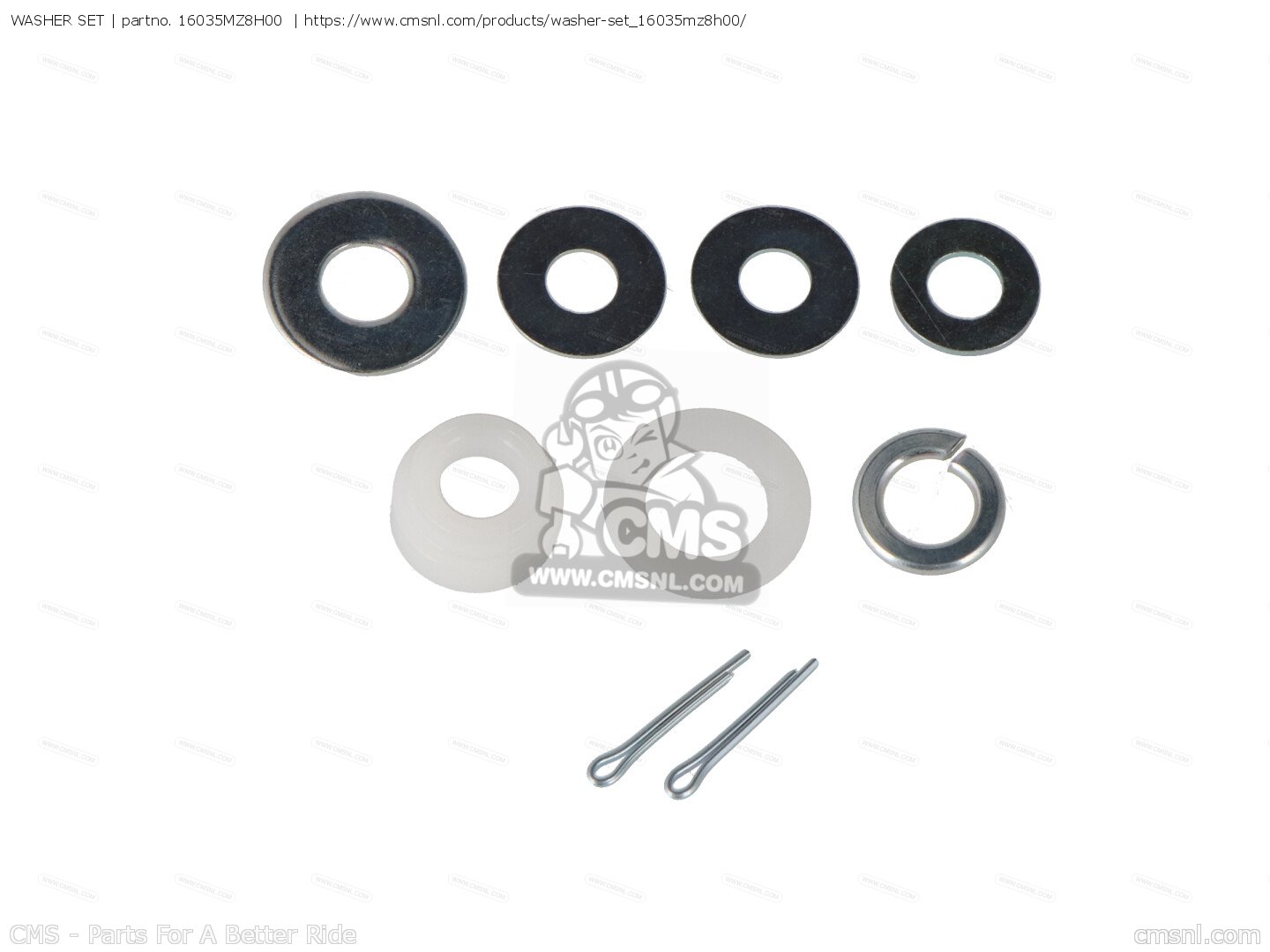 16035MZ8H00: Washer Set Honda - buy the 16035-MZ8-H00 at CMSNL