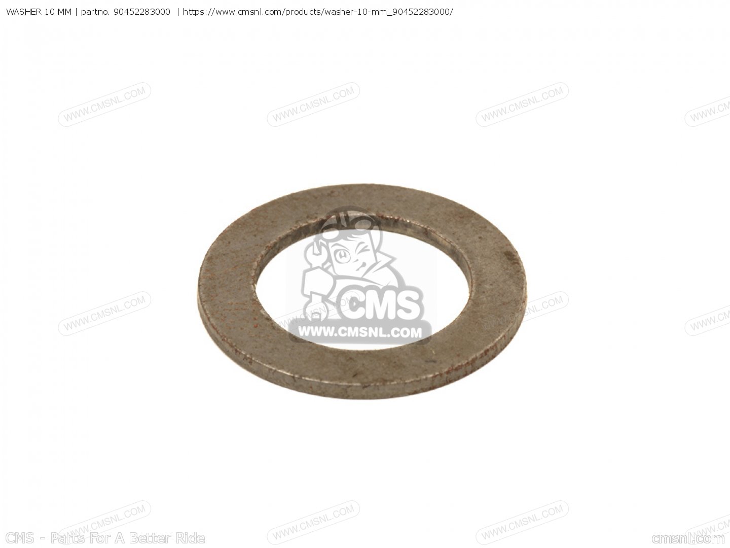 90452283000: WASHER, THRUST Honda - buy the 90452-283-000 at CMSNL