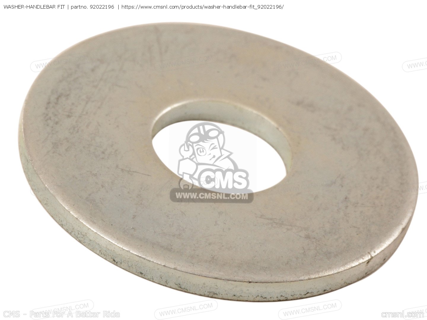 92022196: WASHER,10.5X30X2 Kawasaki - buy the 92022196 at CMSNL
