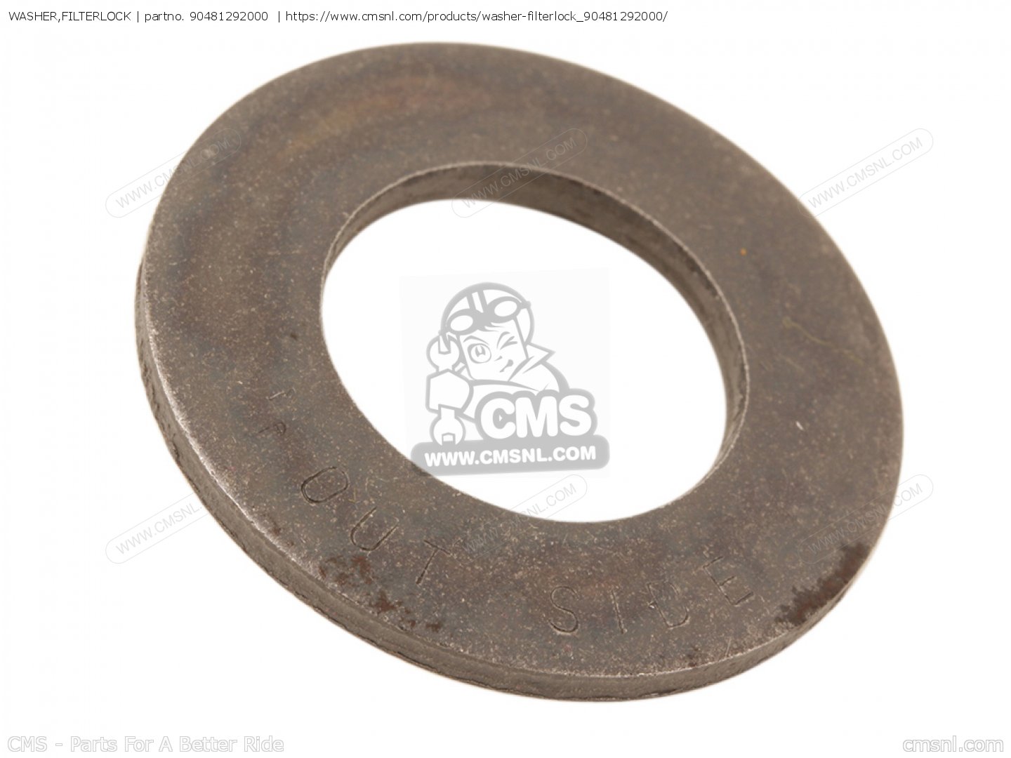 90481292000: WASHER,16 MM FILTER LOCK Honda - buy the 90481-292-000 at ...