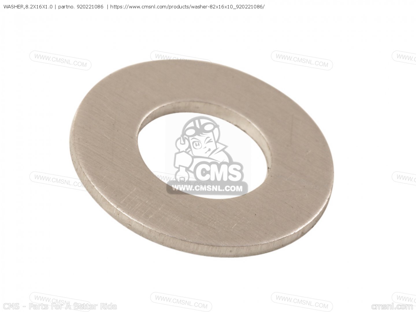WASHER,8.2X16X1 for Kawasaki - order at CMSNL