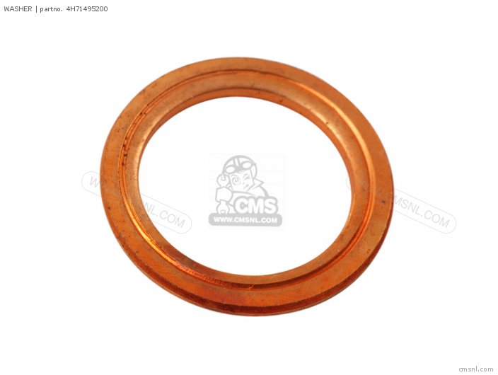 4H71495200: WASHER Yamaha - buy the 4H7-14952-00-00 at CMSNL
