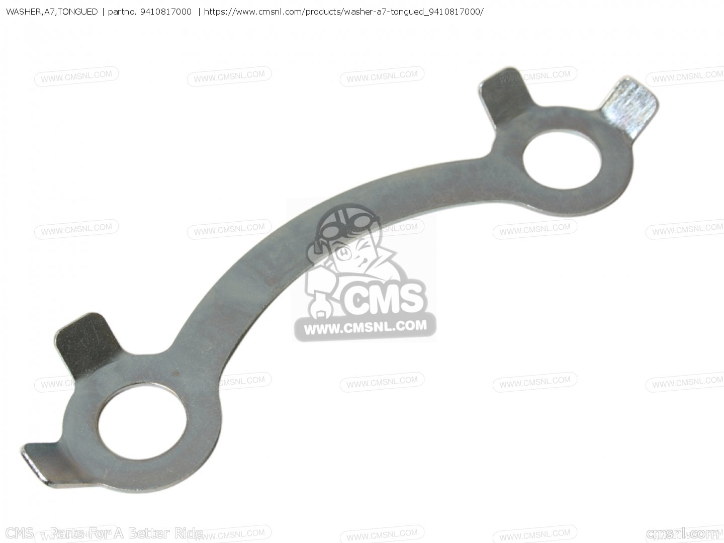 9410817000: WASHER,A7,TONGUED Honda - buy the 94108-17000 at CMSNL
