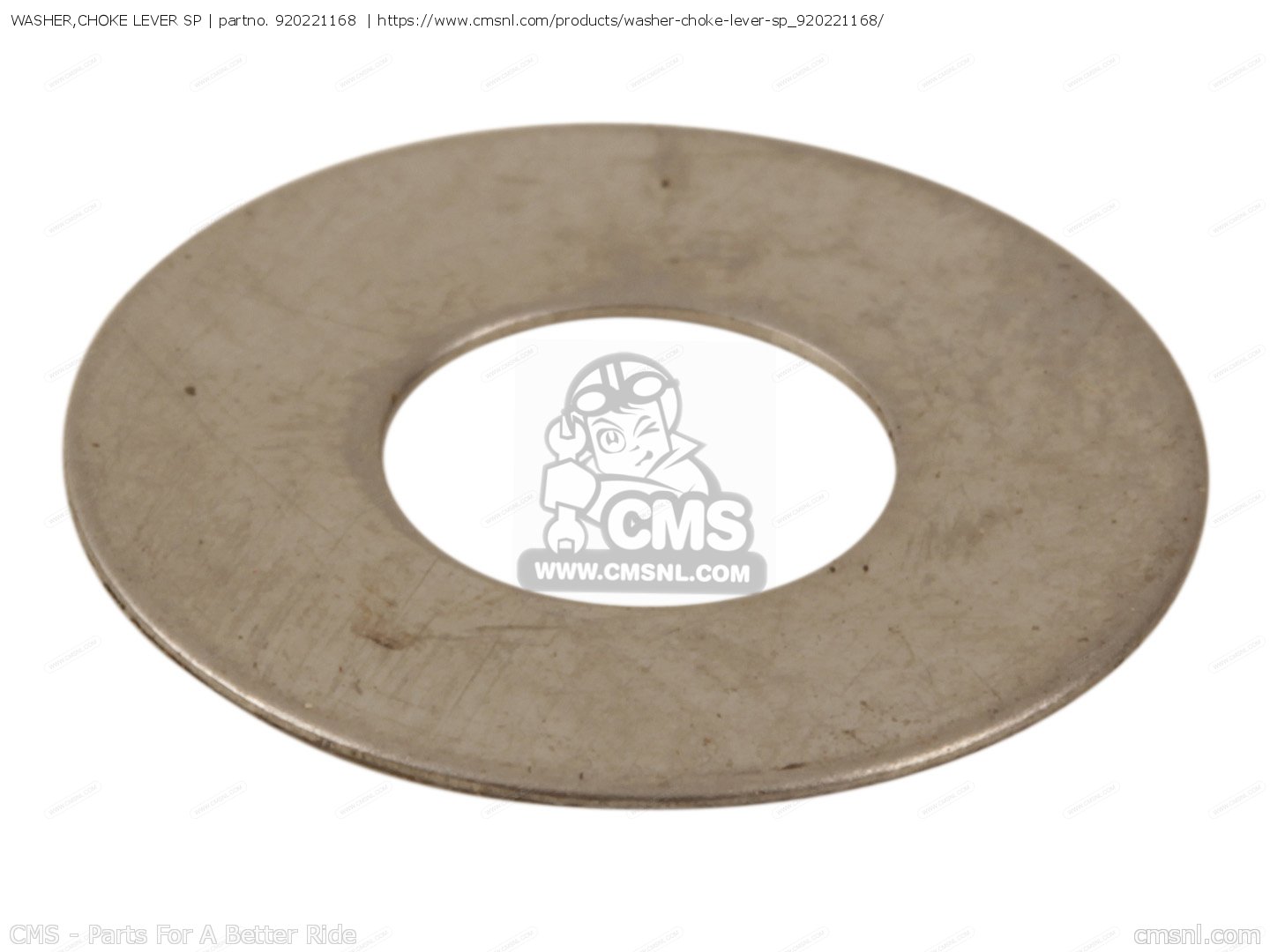 920221168: WASHER,CHOKE LEVER SP Kawasaki - buy the 92022-1168 at CMSNL