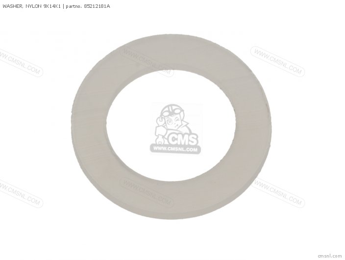 85212181A: Washer, Nylon 9x14x1 Ducati - buy the 85212181A at CMSNL