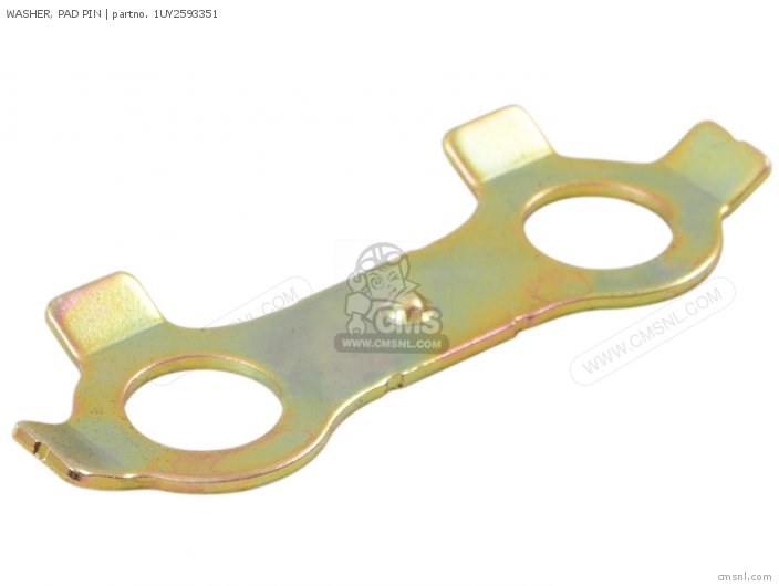 1UY2593351: Washer, Pad Pin Yamaha - buy the 1UY-25933-51-00 at CMSNL