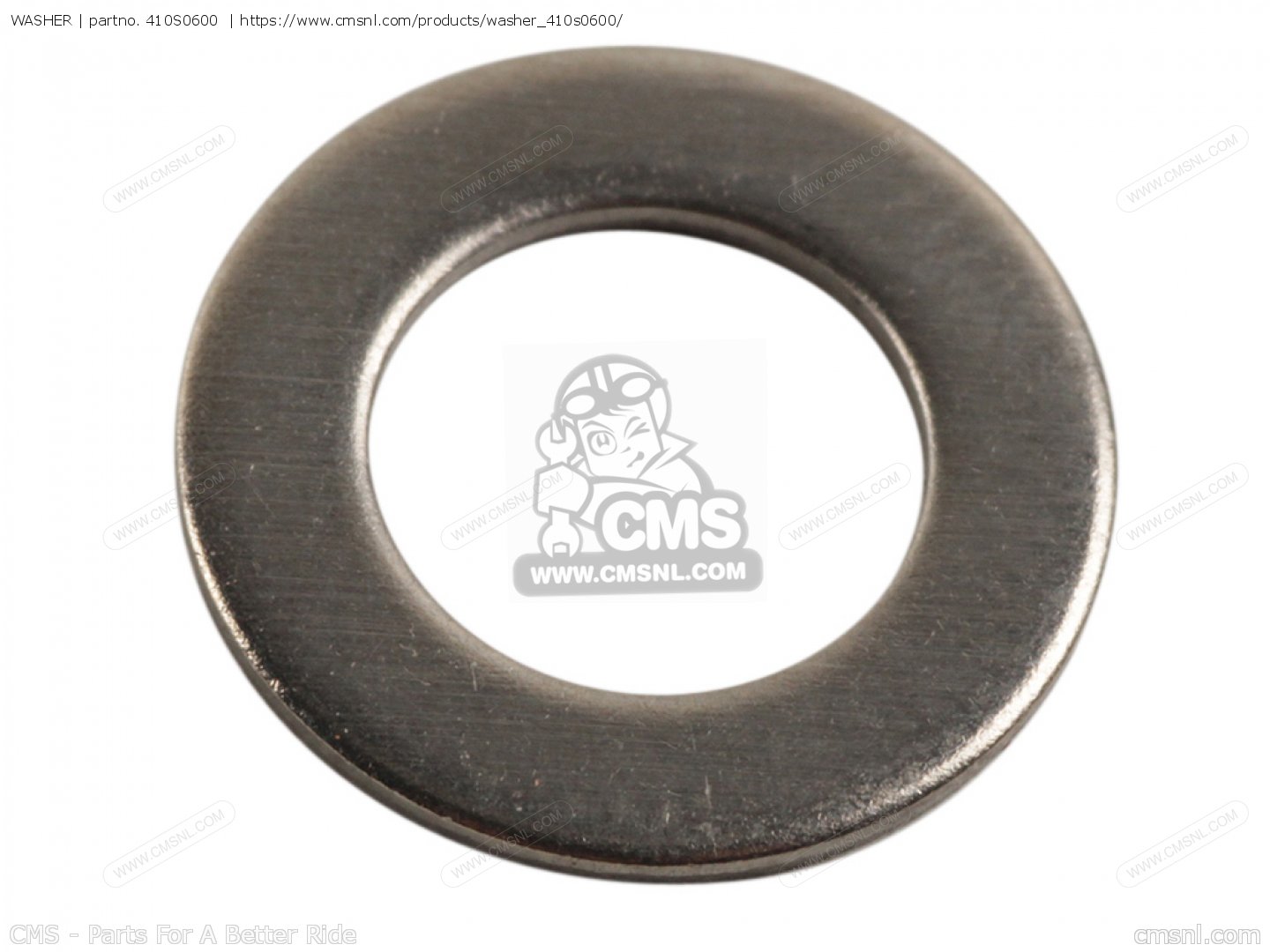410S0600: WASHER-PLAIN-SMALL,6M Kawasaki - buy the 410S0600 at CMSNL