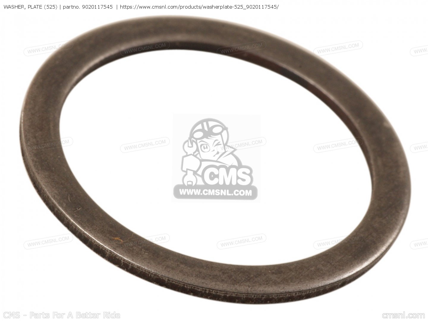 9020117545: Washer, Plate (525) Yamaha - buy the 90201-17545-00 at CMSNL