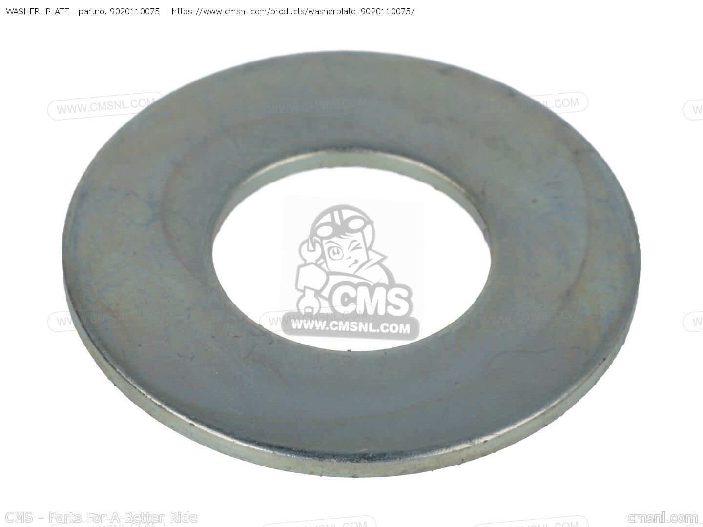 9020110075: Washer, Plate Yamaha - buy the 90201-10075 at CMSNL