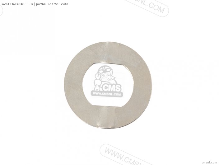 64475KEY900: Washer,pocket Lid Honda - buy the 64475-KEY-900 at CMSNL