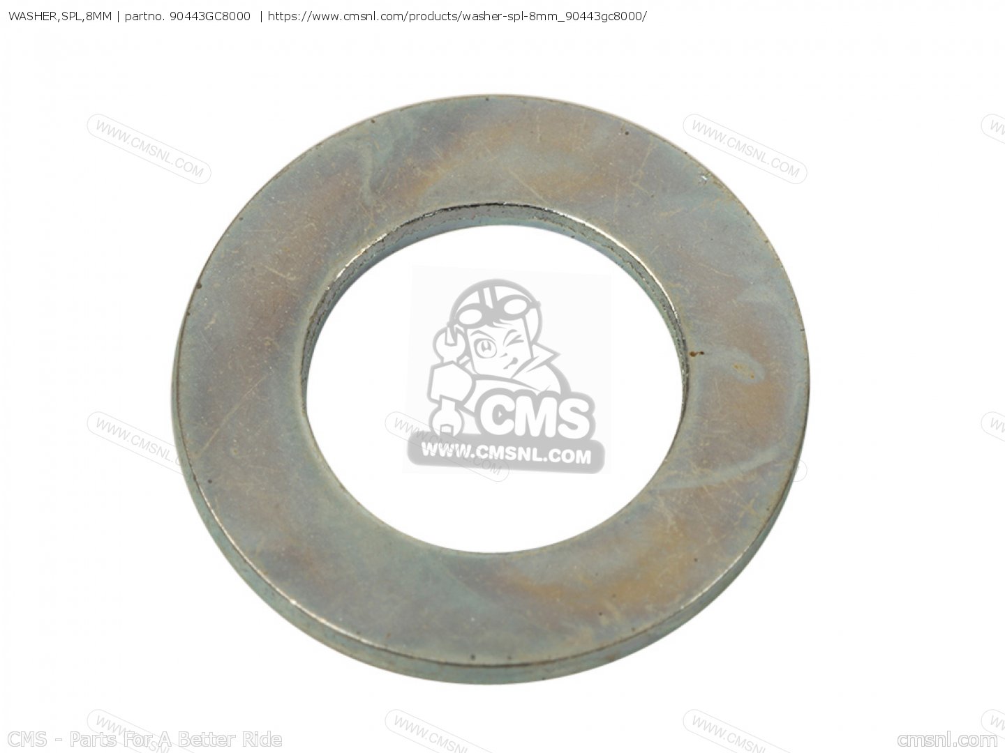 WASHER,SPL,8MM for Honda - order at CMSNL