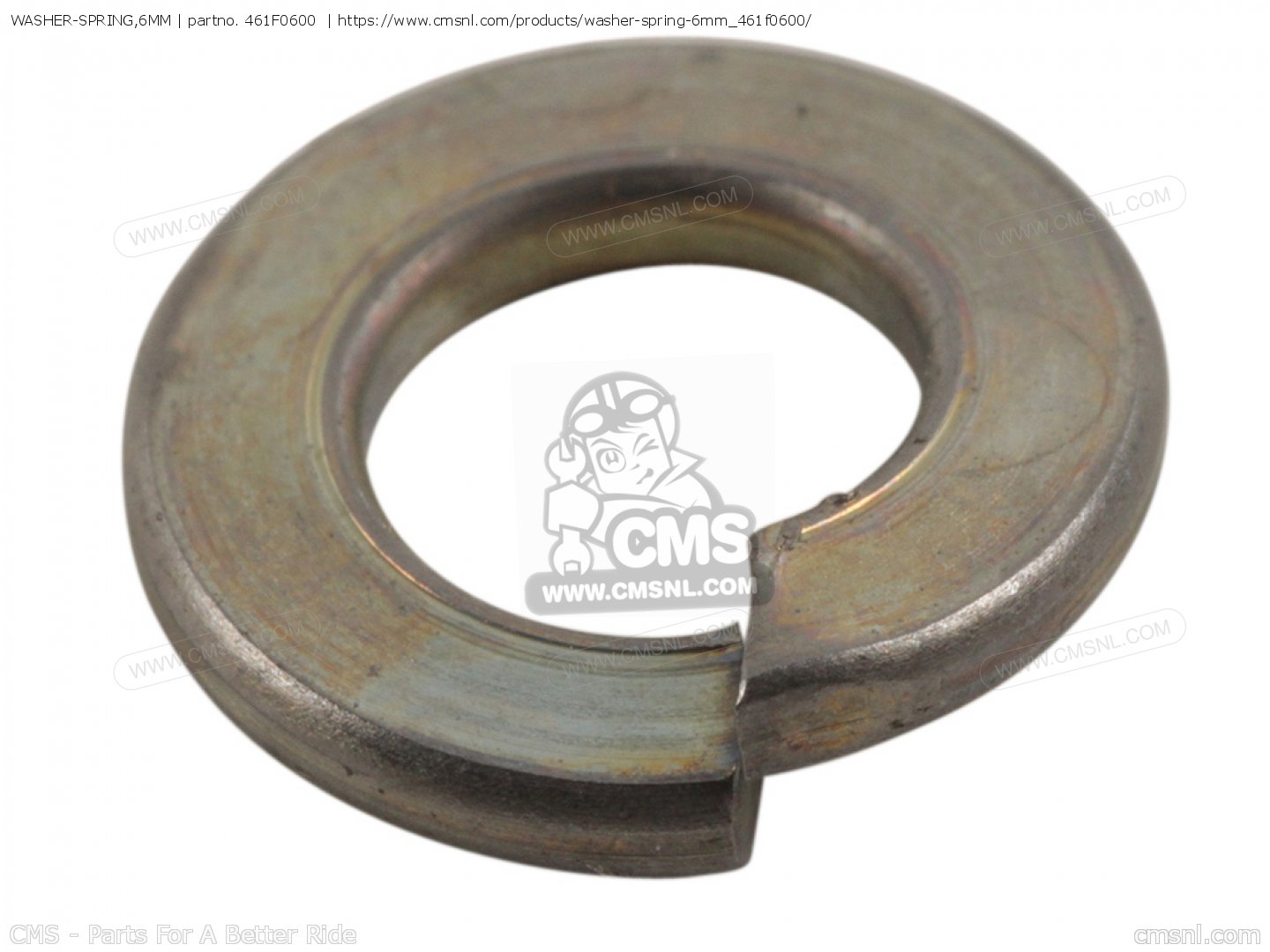 461F0600: WASHER-SPRING,6MM Kawasaki - buy the 461F0600 at CMSNL