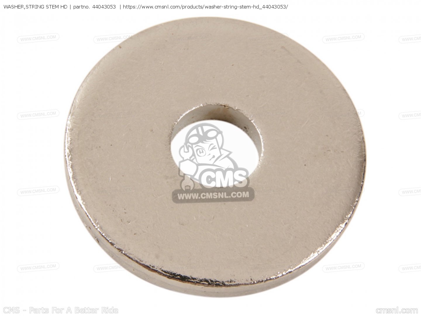 44043053: Washer,string Stem Hd Kawasaki - buy the 44043-053 at CMSNL