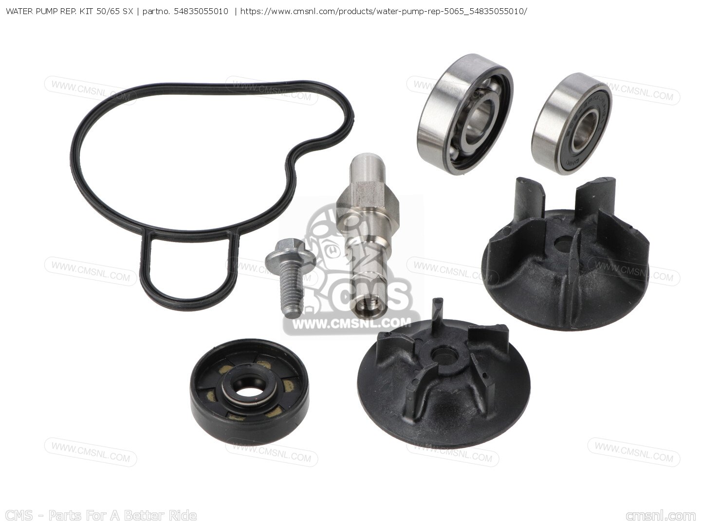 54835055010: WATER PUMP REP. KIT 50/65 SX KTM - buy the 54835055010 at ...