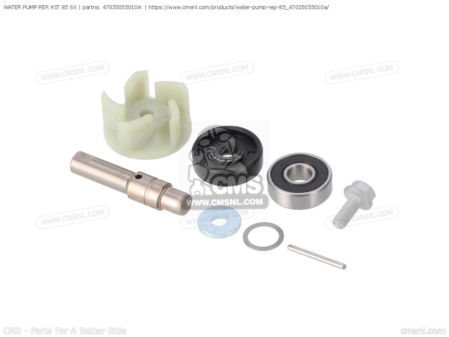 47035055010A: WATER PUMP REP. KIT 85 SX Husqvarna - buy the 47035055010 ...