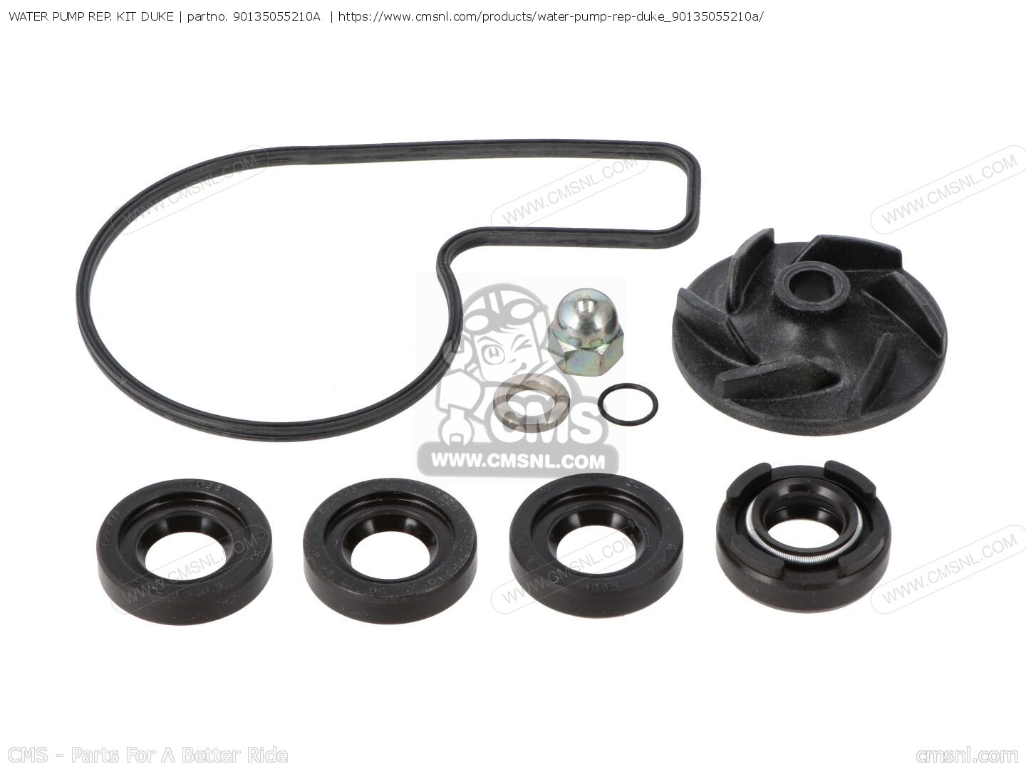 90135055210A: WATER PUMP REP. KIT DUKE Husqvarna - buy the 90135055210 ...