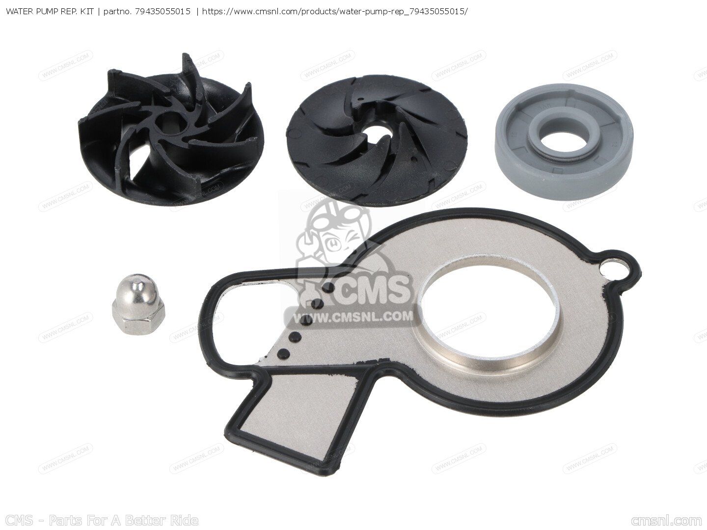 79435055015: WATER PUMP REP. KIT KTM - buy the 79435055015 at CMSNL