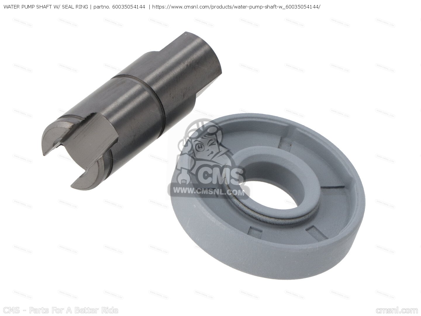 60035054144: WATER PUMP SHAFT W/ SEAL RING KTM - buy the 60035054144 at ...