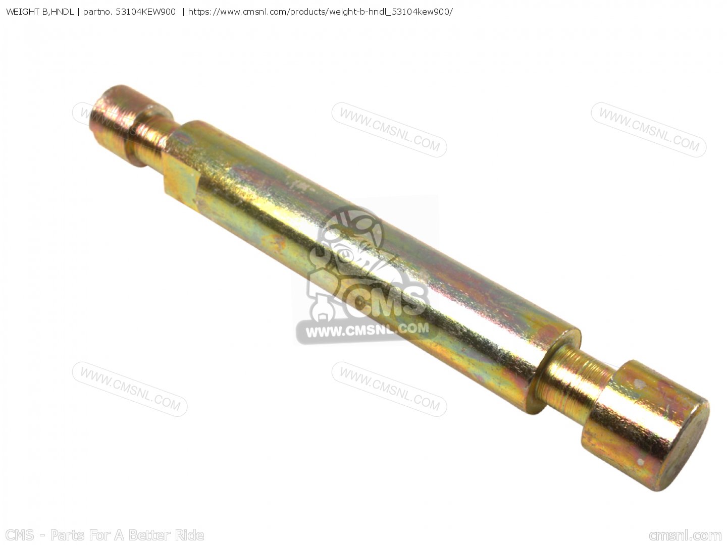 53104KEW900: Weight B,hndl Honda - buy the 53104-KEW-900 at CMSNL