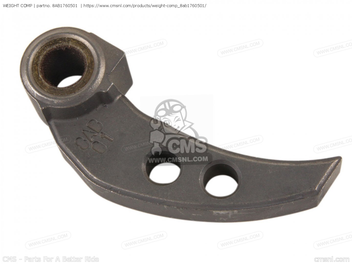 8AB1760501: WEIGHT COMP Yamaha - buy the 8AB-17605-01-00 at CMSNL