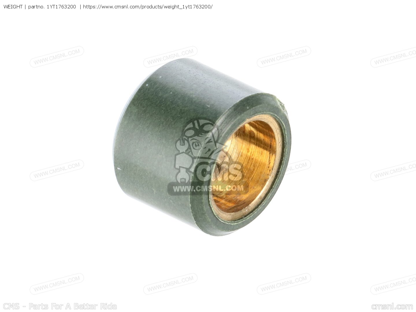 1YT1763200: Weight Yamaha - buy the 1YT-17632-00-00 at CMSNL