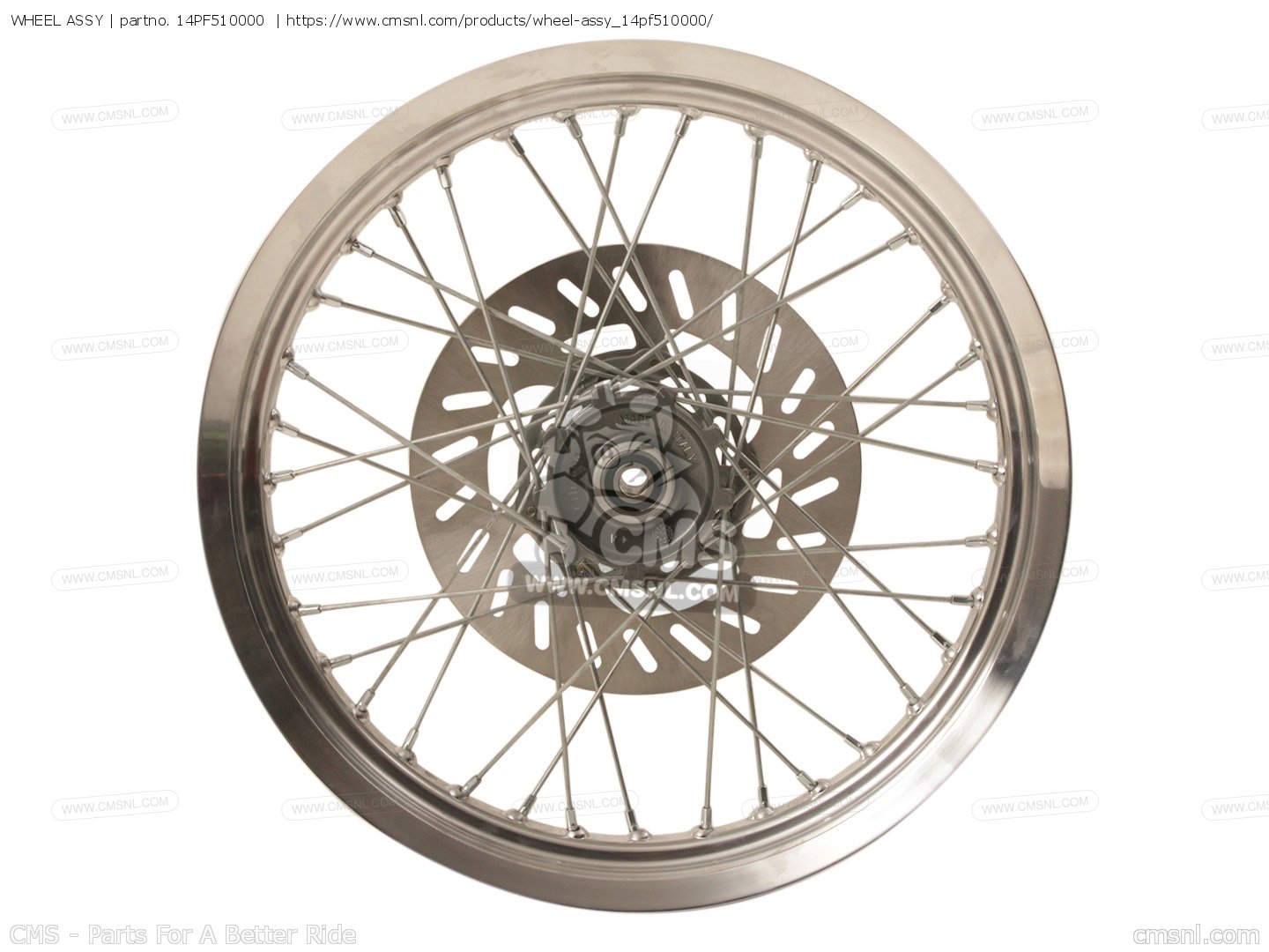 14PF510000: WHEEL ASSY Yamaha - buy the 14P-F5100-00-00 at CMSNL