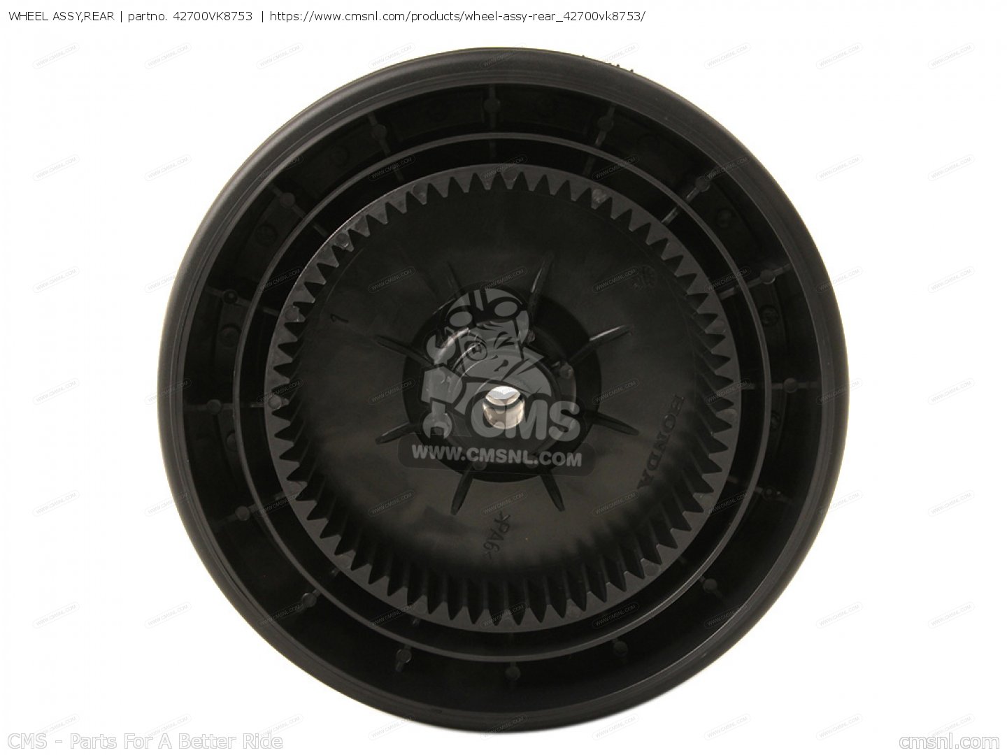 42700VK8753: WHEEL ASSY,REAR Honda - buy the 42700-VK8-753 at CMSNL