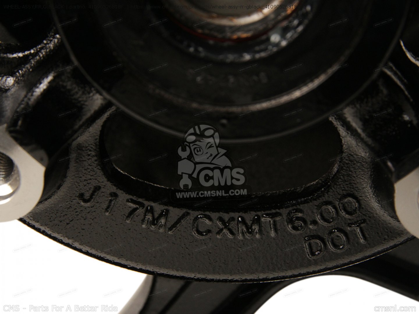 41090526818F: Wheel-assy,rr,g.black Kawasaki - buy the 41090-5268-18F ...