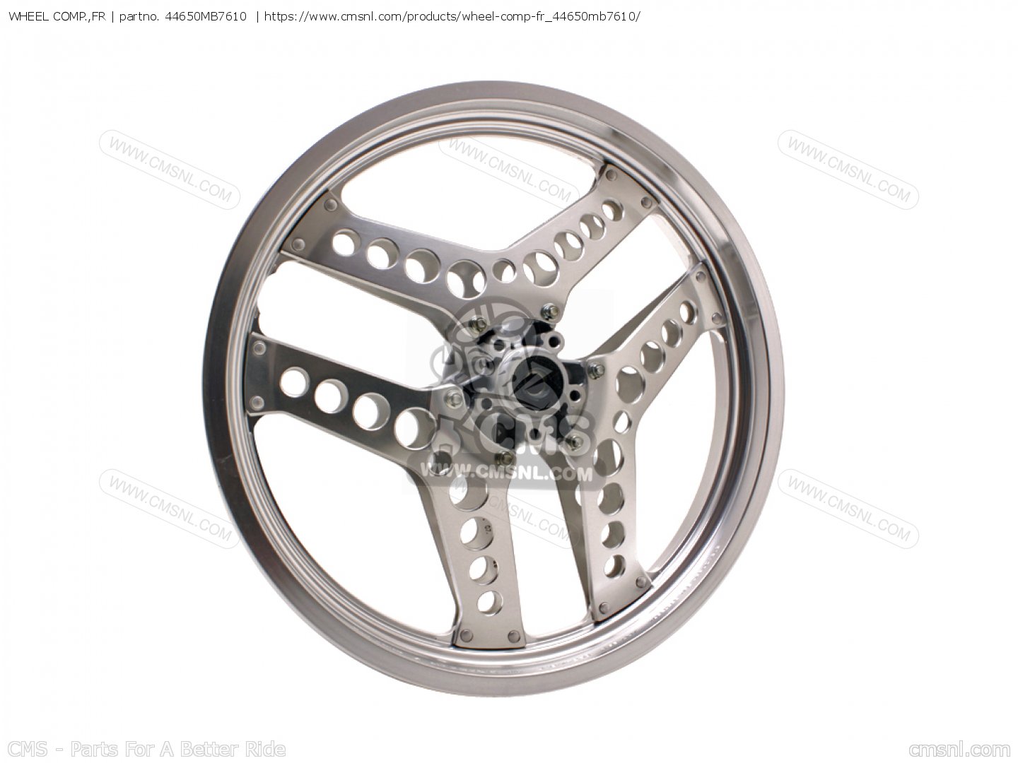 WHEEL COMP.,FR for CX650T TURBO 1983 (D) USA - order at CMSNL