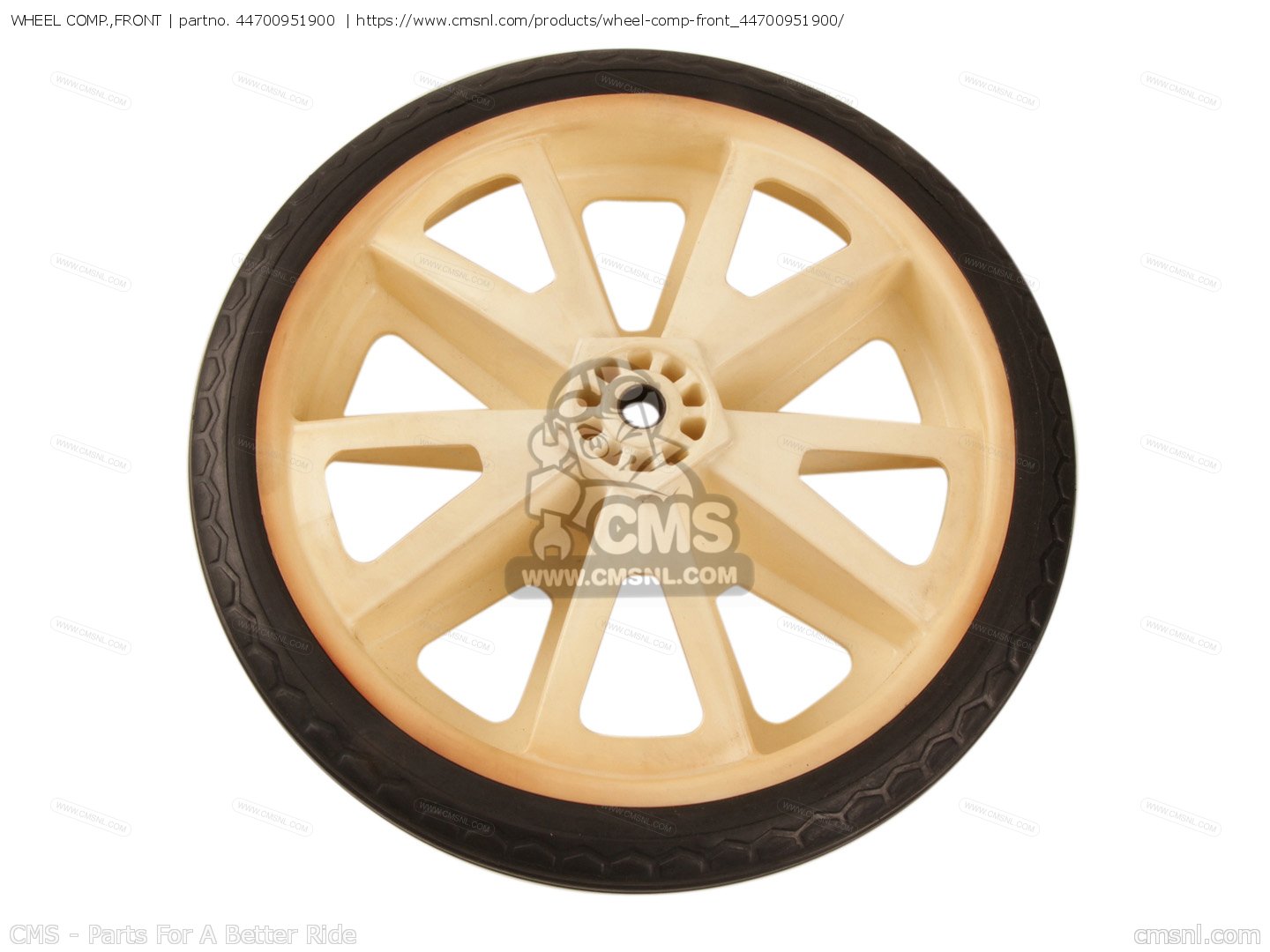 44700951900: Wheel Comp.,front Honda - buy the 44700-951-900 at CMSNL