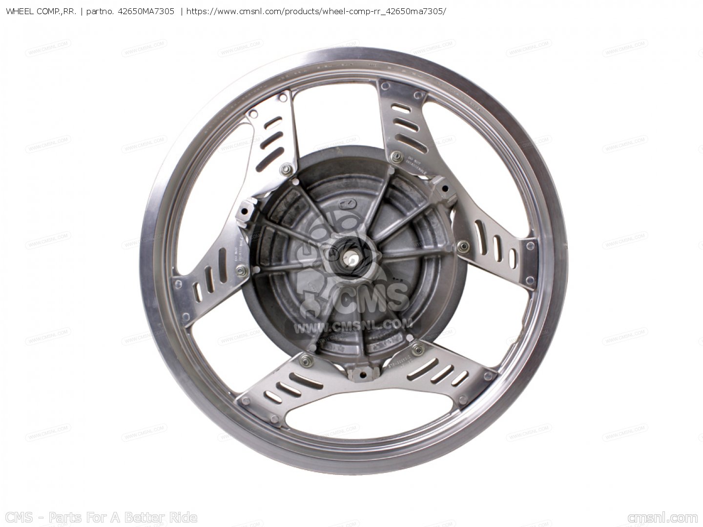 42650MA7305: Wheel Comp.,rr. Honda - buy the 42650-MA7-305 at CMSNL