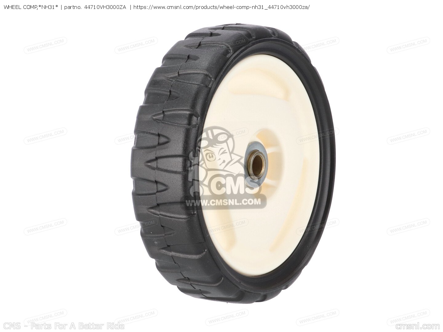 44710VH3000ZA: WHEEL COMP,*NH31* Honda - buy the 44710-VH3-000ZA at CMSNL