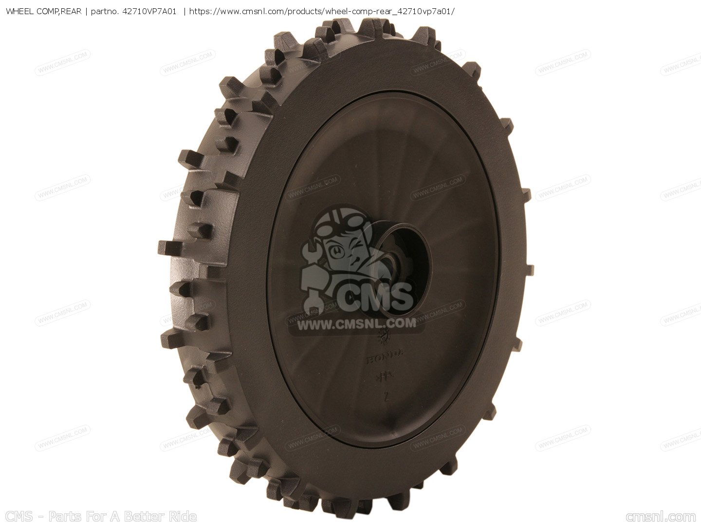 42710VP7A01: WHEEL COMP,REAR Honda - buy the 42710-VP7-A01 at CMSNL