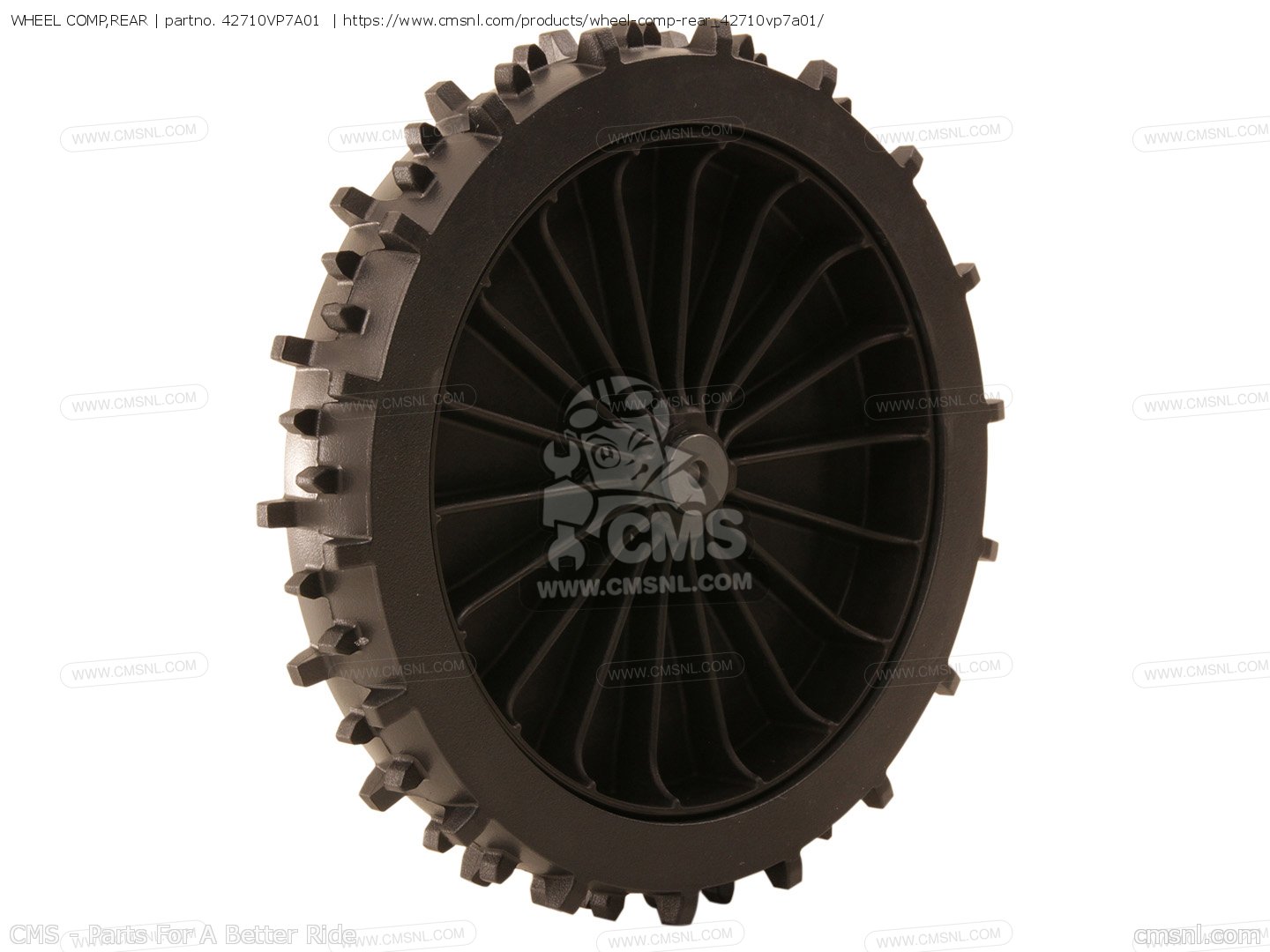 42710VP7A01: WHEEL COMP,REAR Honda - buy the 42710-VP7-A01 at CMSNL