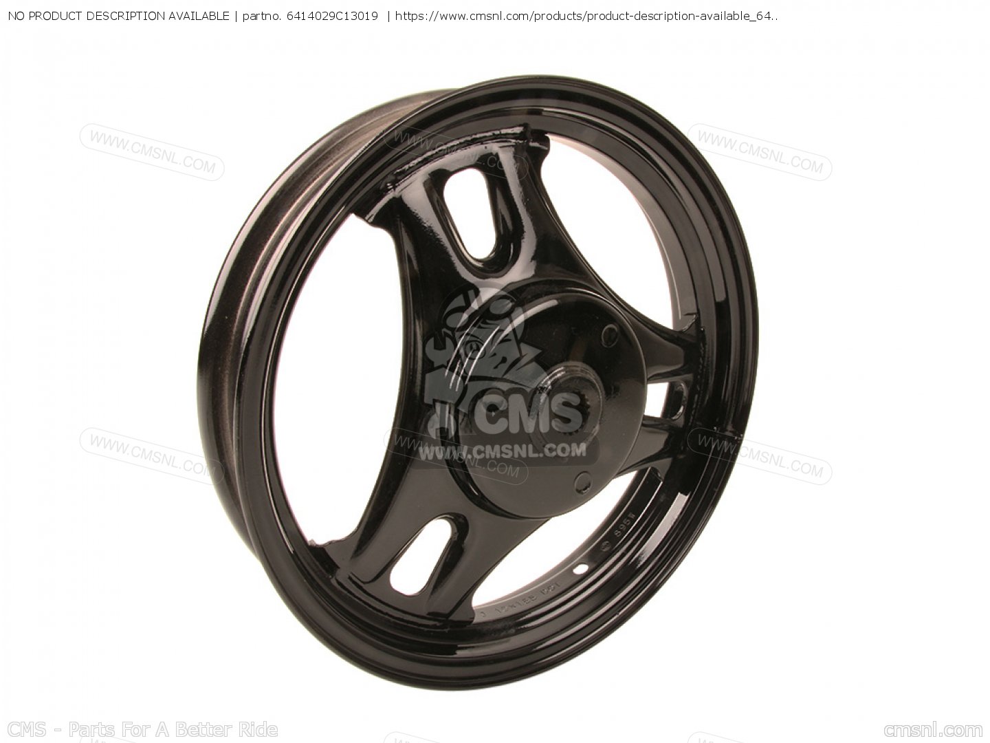 6414029C13019: WHEEL, REAR Suzuki - buy the 64140-29C13-019 at CMSNL