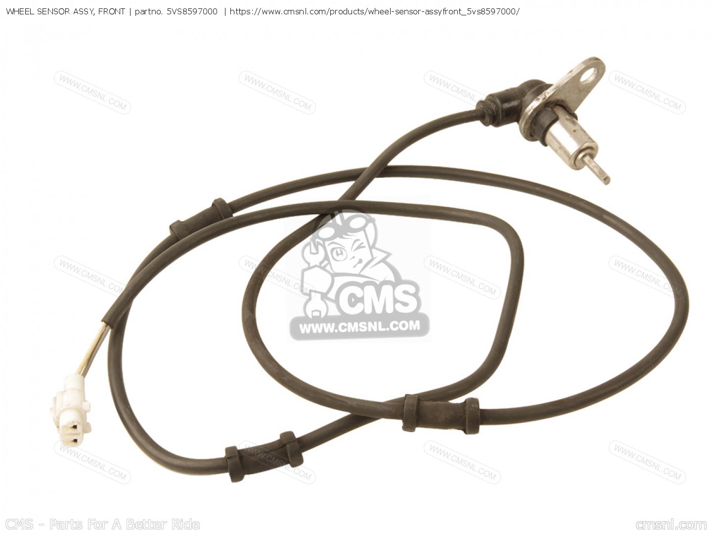 5VS8597000: WHEEL SENSOR ASSY, FRONT Yamaha - buy the 5VS-85970-00-00 ...