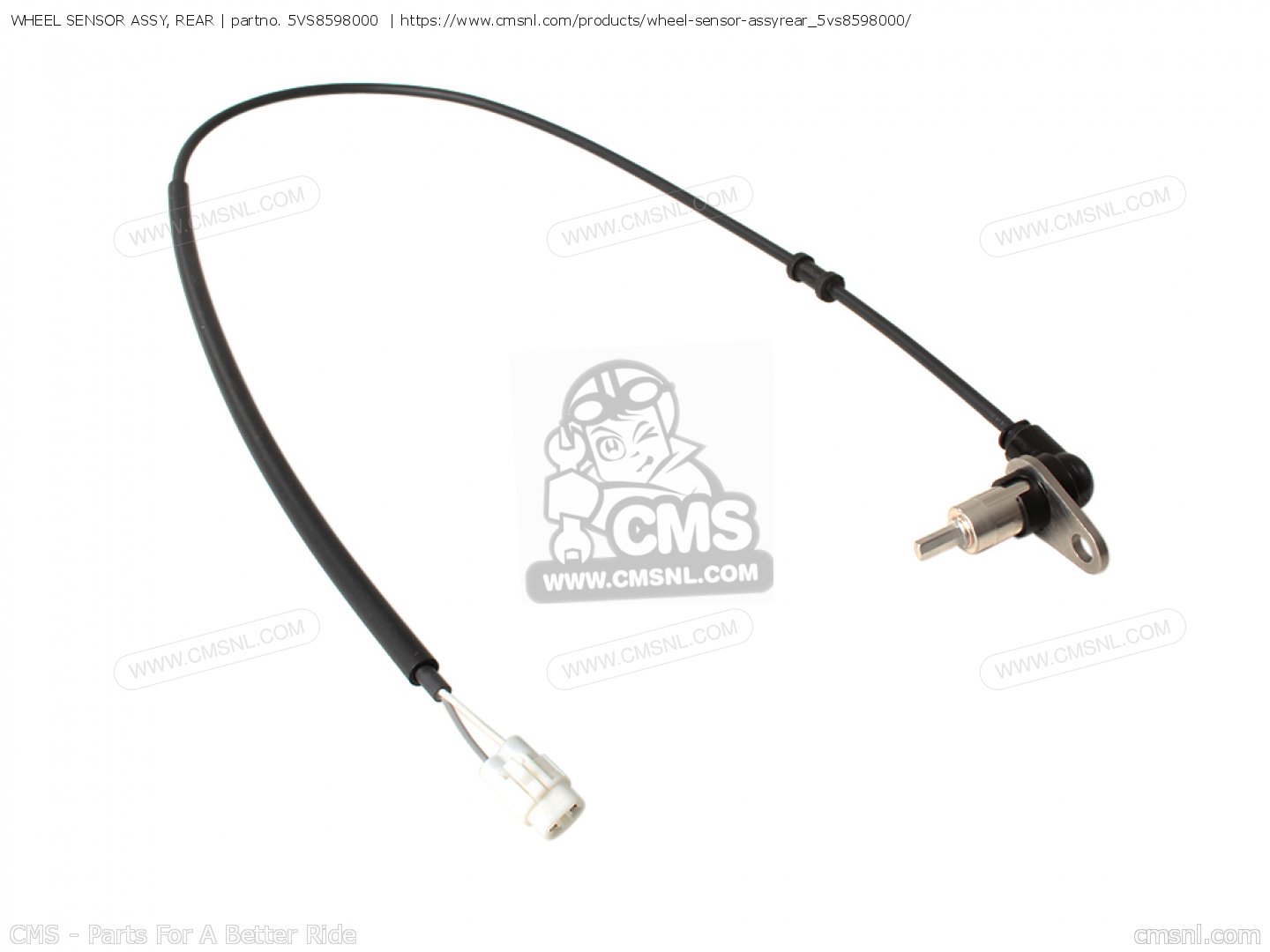 5VS8598000: WHEEL SENSOR ASSY, REAR Yamaha - buy the 5VS-85980-00-00 at ...