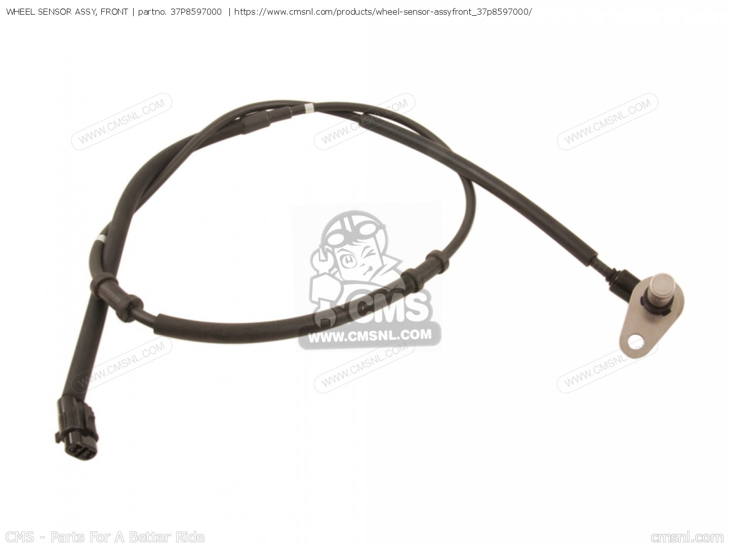 37P8597000: Wheel Sensor Assy, Front Yamaha - buy the 37P-85970-00 at CMSNL