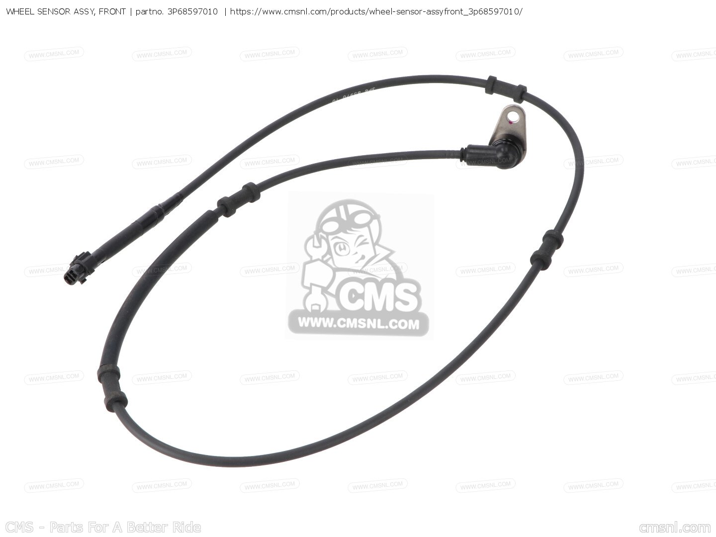 3P6-85970-10-00 Wheel Sensor Assy, Front, 3P68597010 - FJR1300-A ...